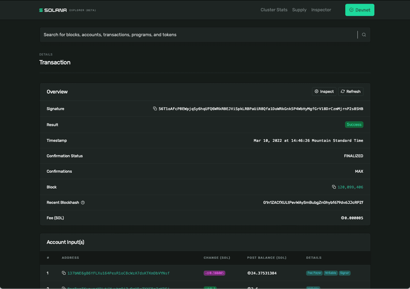 Create Transactions on the Solana Network | Solana