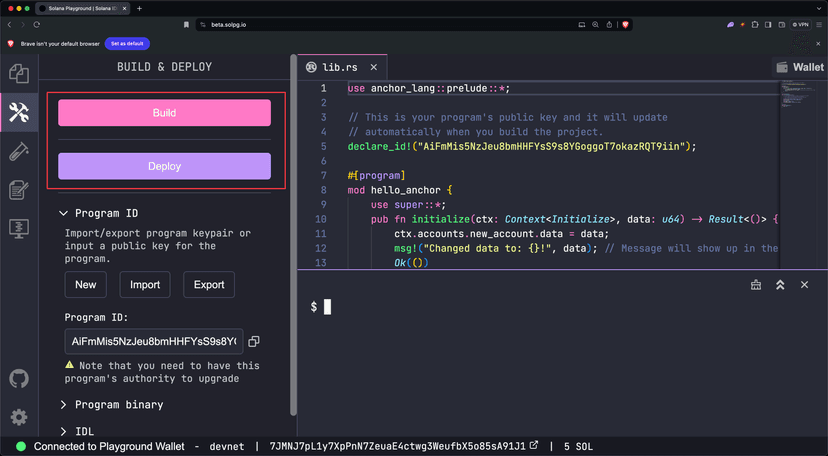Deploy Your First Solana Program | Solana