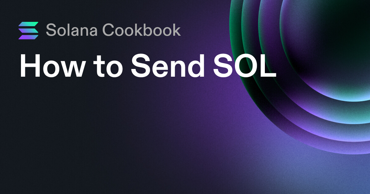 How to Send SOL | Solana