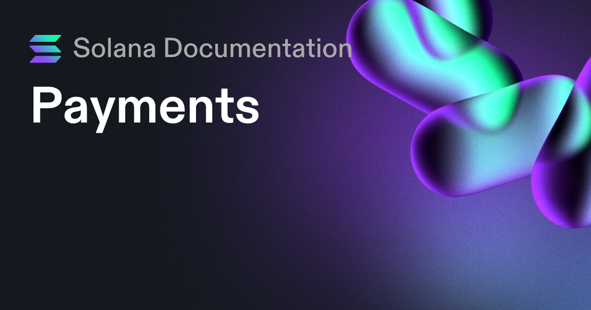 Payments | Solana